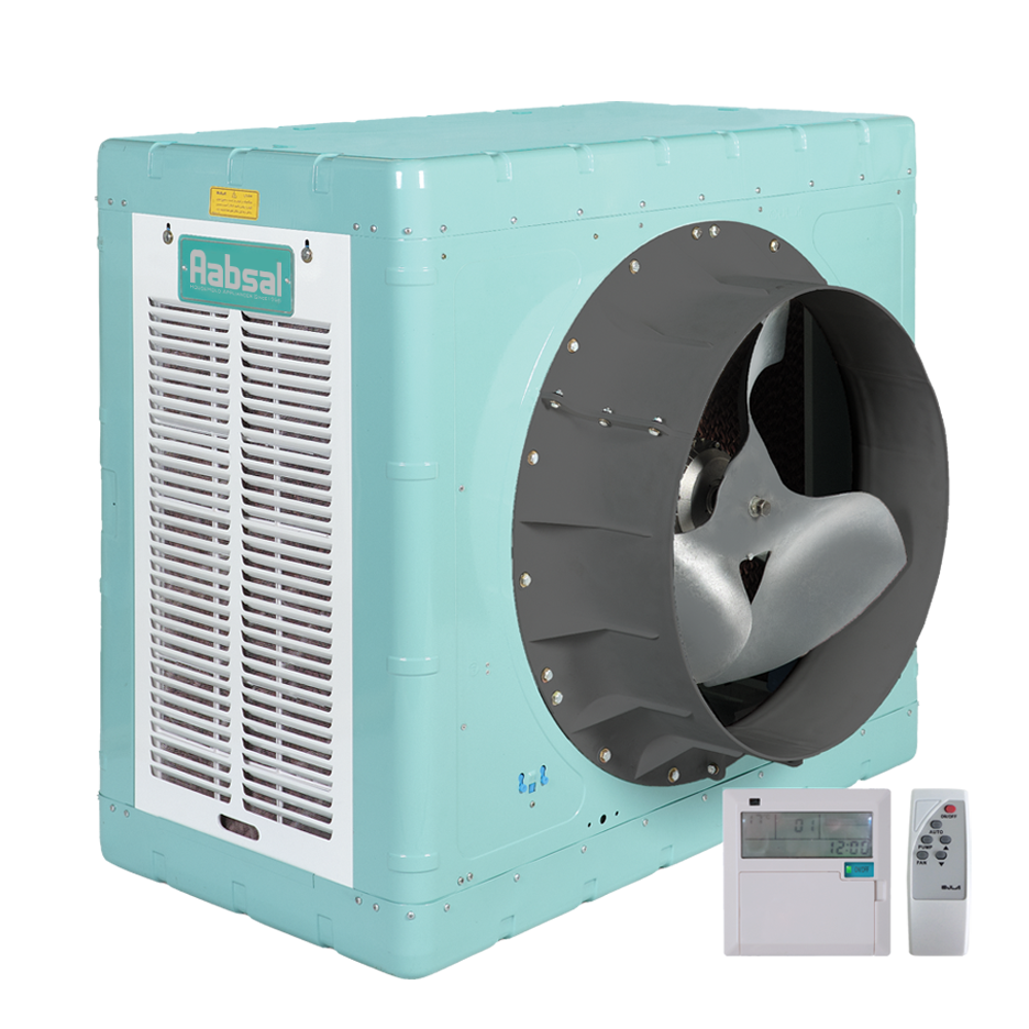 Aabsal Evaporative Commercial Air Cooling System with Cellulose Pads ...