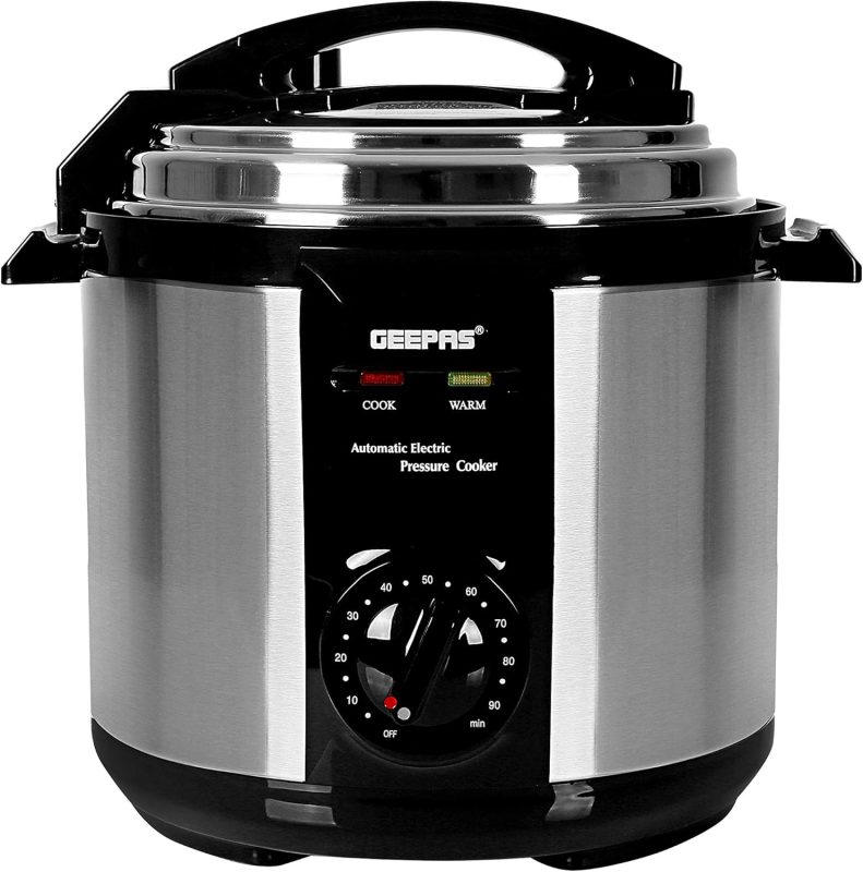 Geepas Silver Pressure Cooker, GPC307 - Electronica Pakistan